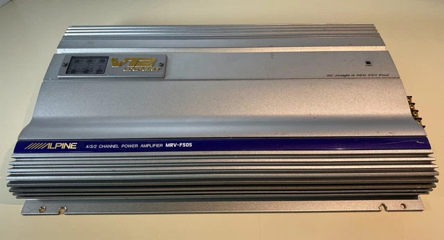 **OLD SCHOOL - /////Alpine Mrv-F505 V12 Expert 4 Ch Amp - Made In Japan $349.00 - PicClick CA