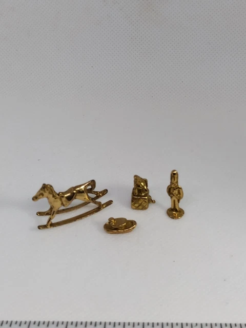 DAN RICCIO VINTAGE Toy Box Collection Miniatures Soldier Rocking Horse ...