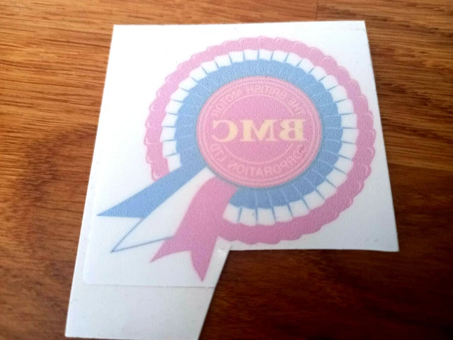 CLASSIC MINI COOPER S Mk1 BMC Small Rosette Decal Rare Special Tuning ...