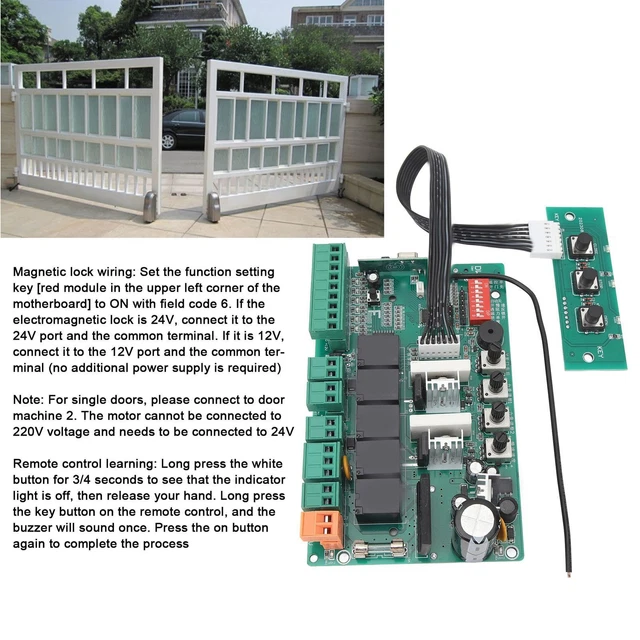 SLIDING GATE MOTOR Control Board Electric Sliding Gate Motor Control ...