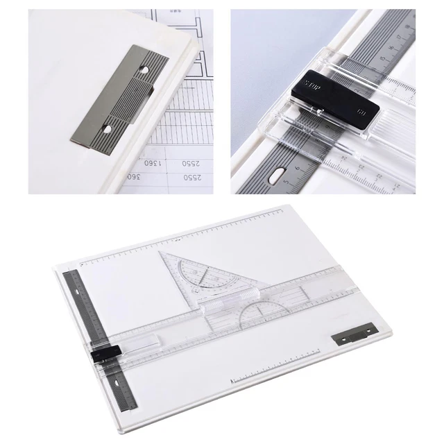 T SQUARE DRAWING Board Drafting Table A3 Angle Adjustable Gift ...