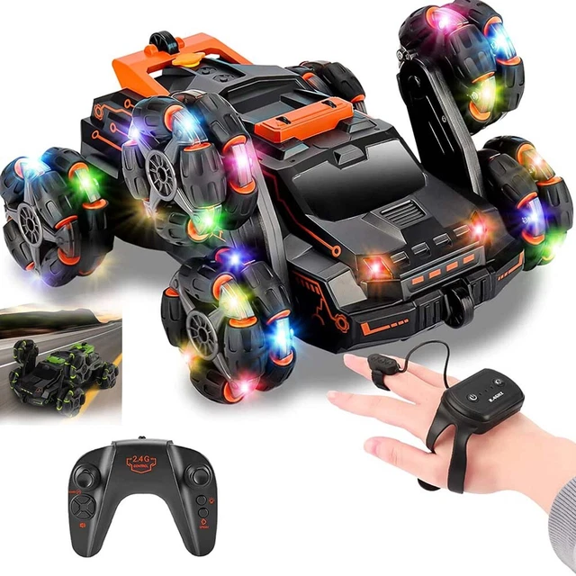 KIDS STUNT CAR 360° Hand Gesture Sensing RC 4WD Remote Control Off-Road ...