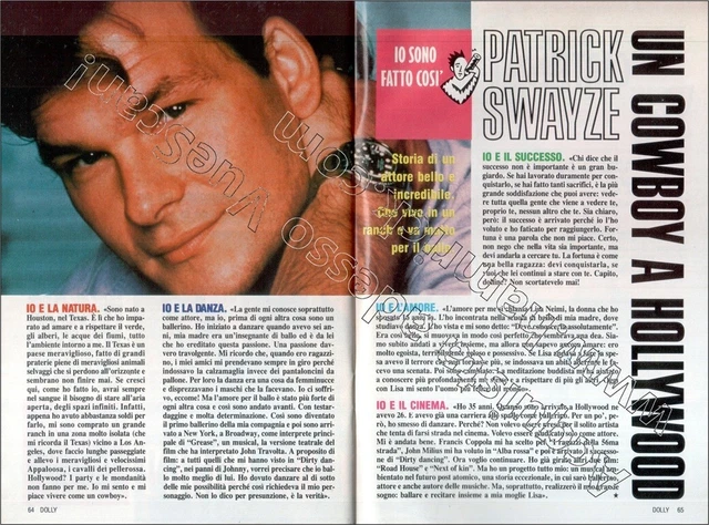 PATRICK SWAYZE SABRINA Salerno Bros Kim Wilde Vasco Rossi Bon Jovi ...