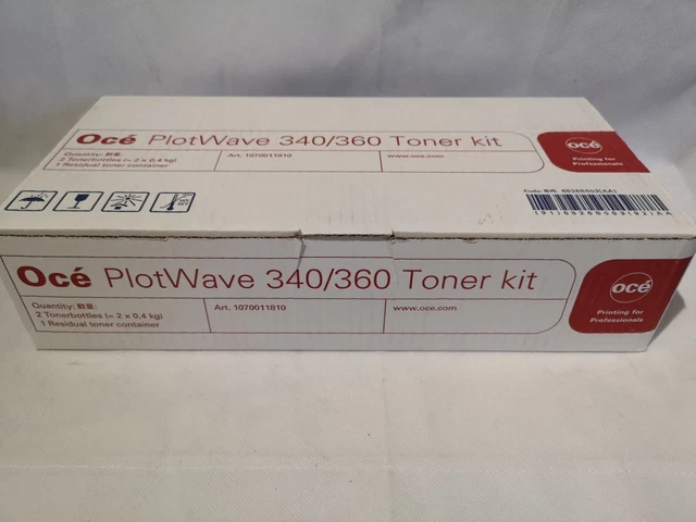 ORIGINAL OCE PLOTWAVE 340/360 Toner Kit (Art 1070011810) $229.95 - PicClick CA
