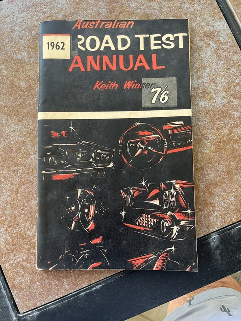 RARE VINTAGE COLLECTORS Book Australian 1962 ROAD TEST ANNUAL 80 Road ...