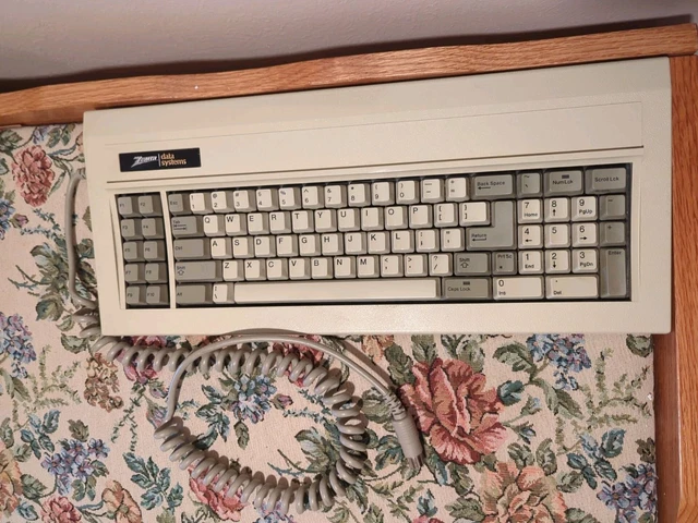 ZENITH DATA SYSTEMS 5-Pin Din Vintage Keyboard $99.99 - PicClick