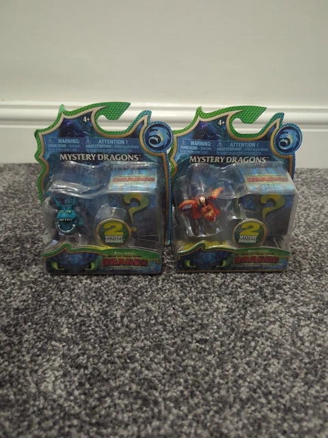 DREAMWORKS HTTYD HOW To Train Your Dragon 2x 2 Mystery Dragons Action ...