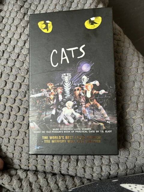 VHS VIDEO CATS Andrew Lloyd Webber musical. Elaine Paige, John Mills ...