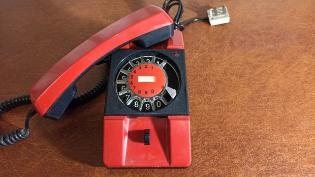 VINTAGE OLD DISK rotary phone. Telekom £42.53 - PicClick UK
