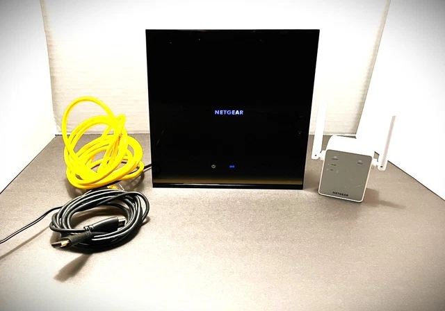 NETGEAR R6300 SMART WiFi Router and EX3700, AC 750, Wi-Fi Range Booster ...