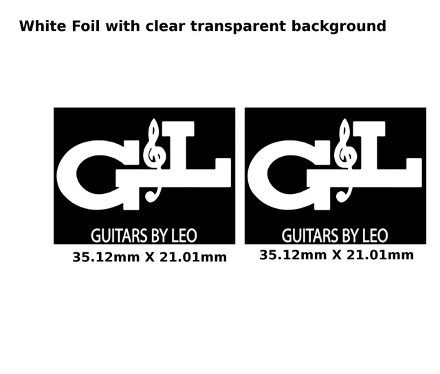 G&L RESEARCH GUITAR Decal Headstock Decal Waterslide Restoration Logo ...