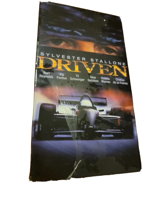 DRIVEN VHS 2001 Sylvester Stallone Burt Reynolds Gina Gershon Racing ...