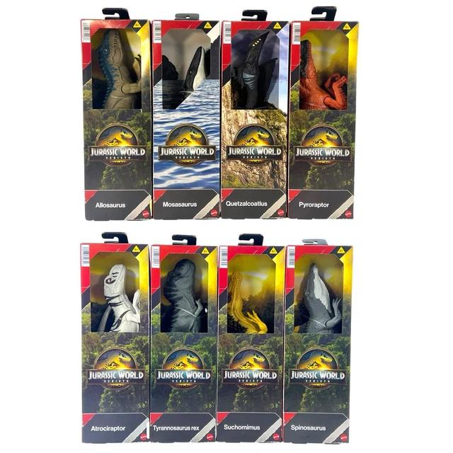 JURASSIC WORLD REBIRTH Complete Set Of 8 Action Figures **New Releases ...