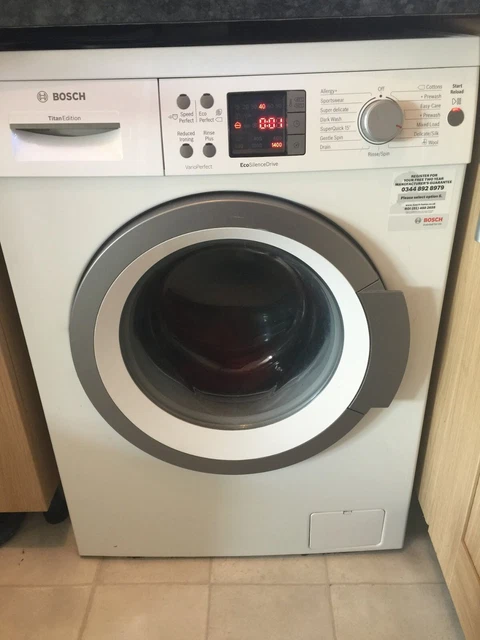 BOSCH WASHING MACHINE "Titan Edition" - WAQ28470GB £50.00 - PicClick UK