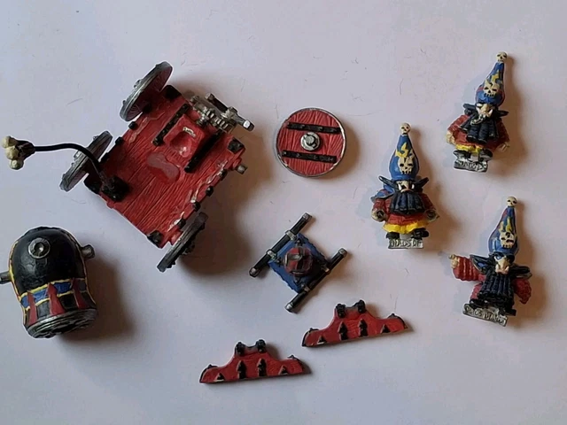 WARHAMMER FANTASY BATTLE-CHAOS Dwarf-Earthshaker Cannon & Crew-Metal ...