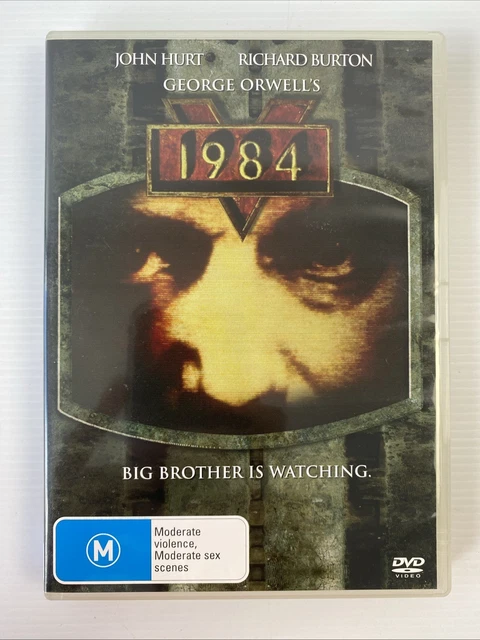 1984 (DVD, 1985) John Hurt , George Orwell - Very Good Condition Region ...