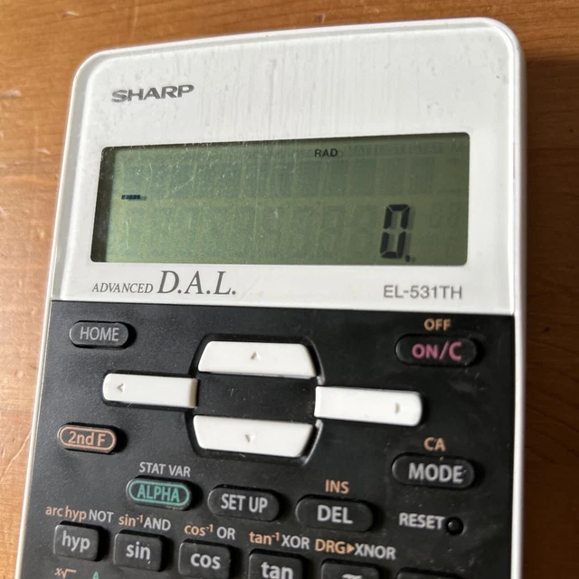SHARP EL-531TH ADVANCED DAL wissenschaftlicher Taschenrechner EUR 16,08 - PicClick DE