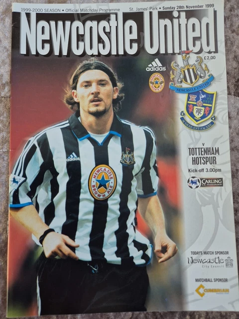 NEWCASTLE UNITED V Tottenham Hotspu Official Matchday Programme 28th ...