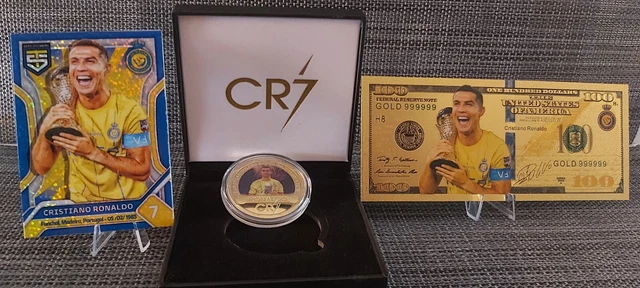 1 CARTA + 1 Billete + 1 Moneda Cristiano Ronaldo EUR 12,00 - PicClick IT