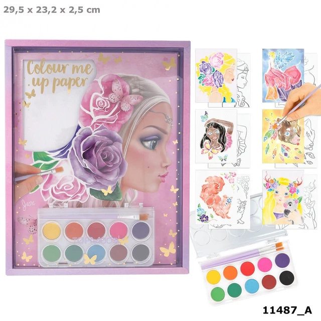 DEPESCHE TOP MODEL Colour me up Paper Wasserfarben Set EUR 10,95 ...