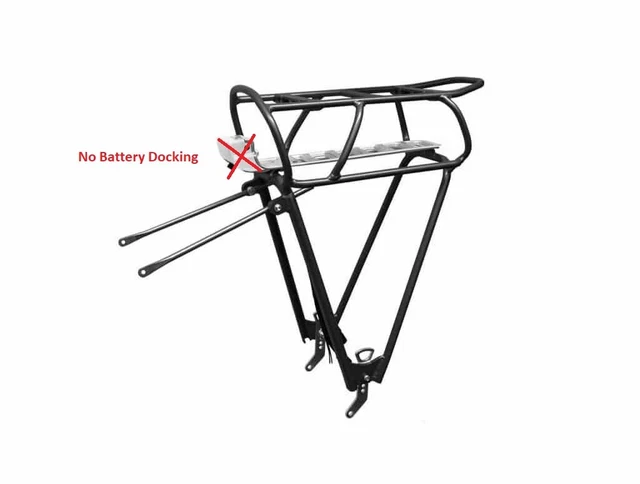 BIONX REAR RACK (RACK TIME), - SILVER _ NO Battery Docking Station $65. ...