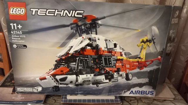 LEGO TECHNIC 42145 Airbus H175 Rescue Helicopter Complete Boxed ...