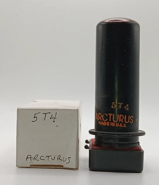 5T4 VACUUM TUBE Arcturus Full Wave Vacuum Rectifier Power Supply. VT114 ...