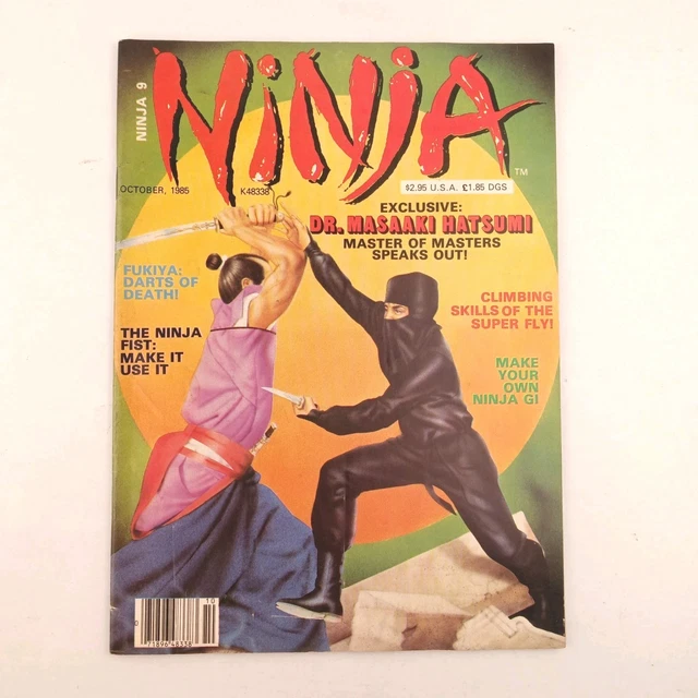 ORIGINAL VINTAGE NINJA Magazine October 1985 #9 £25.99 - PicClick UK