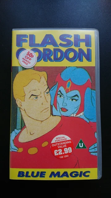 FLASH GORDON BLUE Magic VHS Video Cassette 1989 £5.00 - PicClick UK