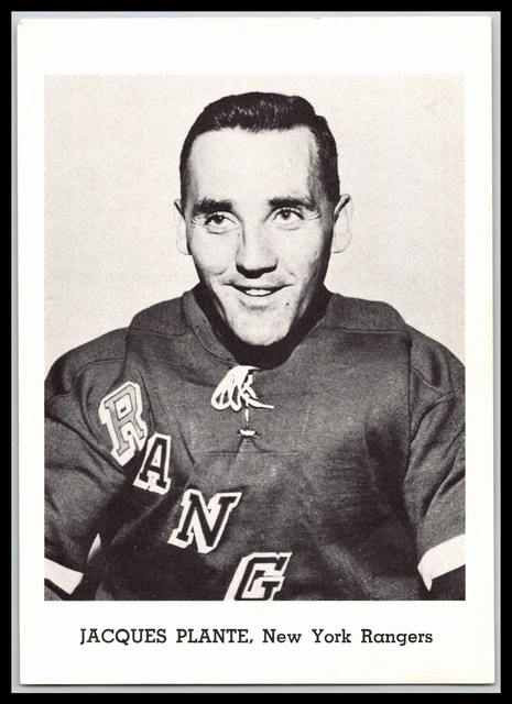 1960'S NEW YORK Rangers Photo Jacques Plante $30.00 - PicClick CA