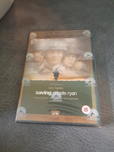 SAVING PRIVATE RYAN - UK DVD (2000) New and Sealed Tom Hanks .90th ...