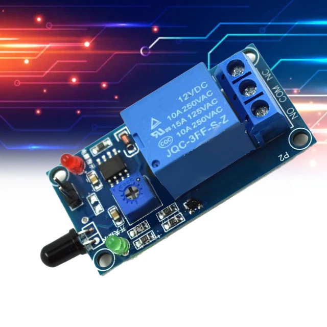 Fire Detection Module Ir Flame Sensor Module 60 Degree Sensing 12vdc For Factory £11 12