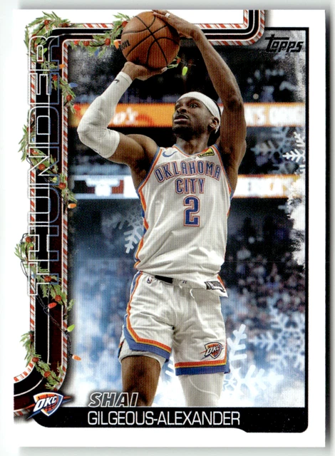 TOPPS NBA FLAGSHIP Holiday 2025 No. H90 Shai Gilgeous-Alexander EUR 3 ...