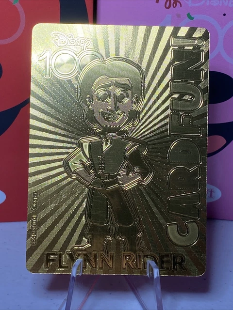 2023 CARD.FUN DISNEY 100 Joyful FLYNN RIDER PHOTOLITHOGRAPHY GOLDEN ...