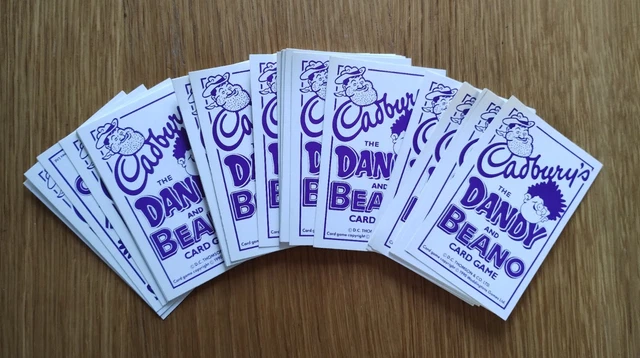 CADBURY'S DANDY & Beano card game from 1990s £3.50 - PicClick UK