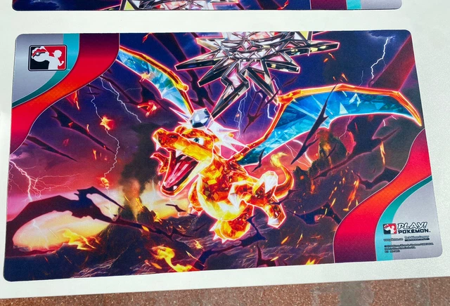 POKEMON OBSIDIAN FLAME Tera Charizard ex Regional Playmat £41.95 ...