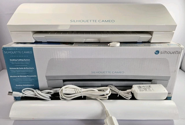 SILHOUETTE CAMEO 3 Digital Cutting Machine + 2 Rolls Of Vinyl - Tested ...