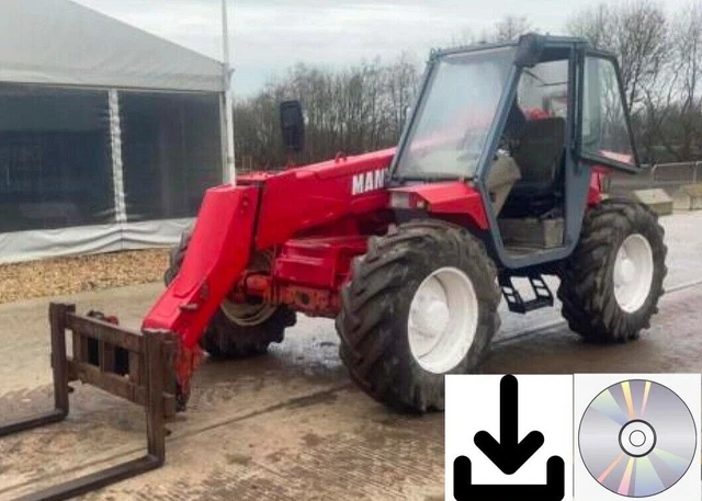 MANITOU MLT 523 526 626 725 Telehandler Service Repair Workshop Manual ...