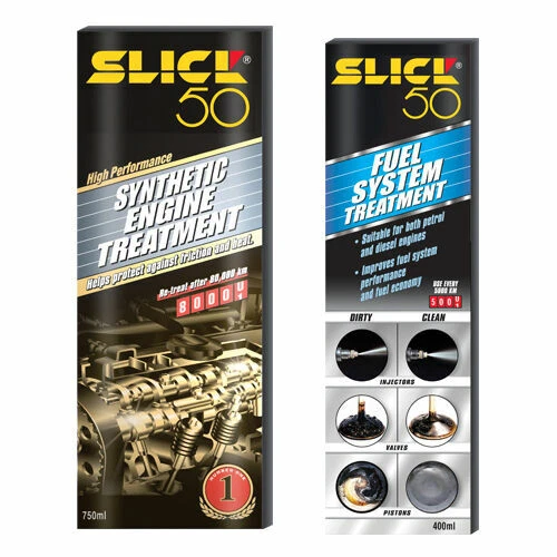 SLICK 50 SYNTHETIC Engine Treatment + Fuel System Treatment Injector ...