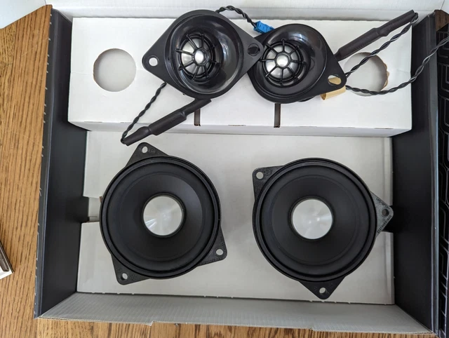 BMW HARMAN KARDON Rear Deck Speaker Set Oem F22 F30 F80 F32 E70 E83 EUR 127,07 - PicClick FR