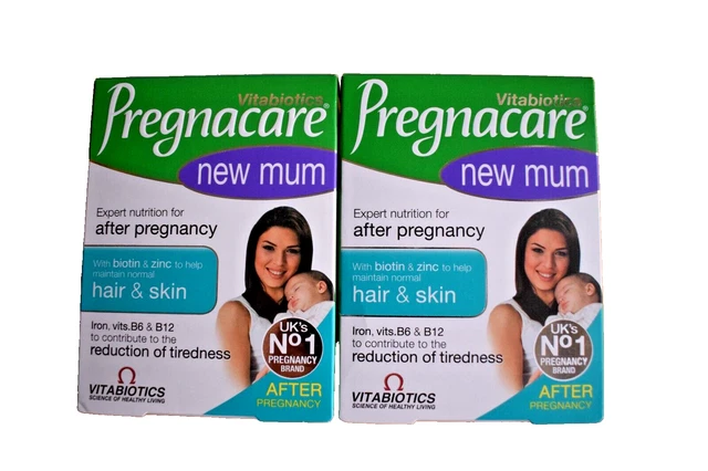 2X 56 VITABIOTICS Pregnacare New Mum Tablets £15.95 - PicClick UK