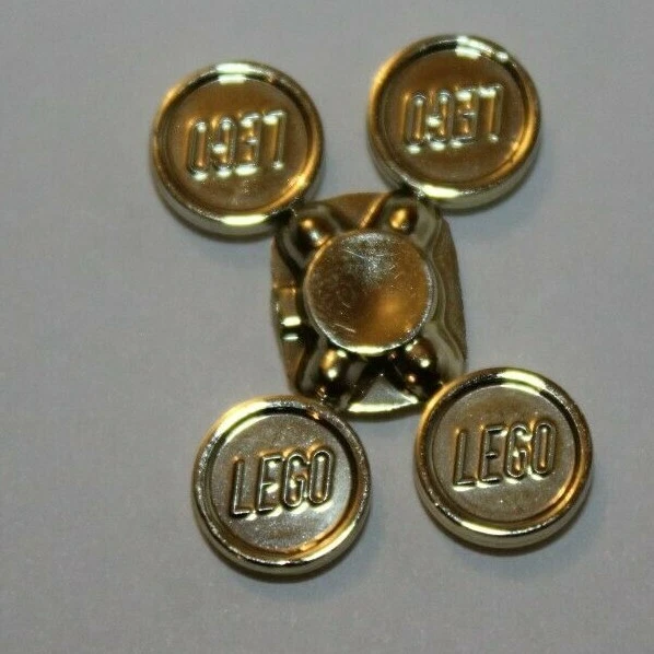 LEGO CHROME GOLD Minifigure, Utensil Coins on Sprue (10, 20, 30, 40 ...