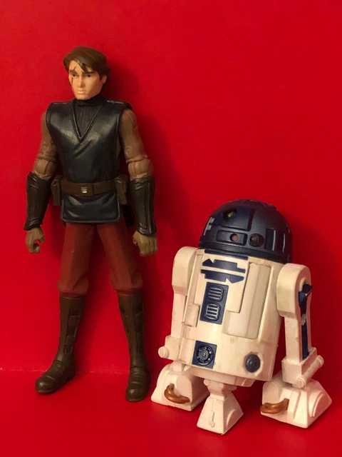 STAR WARS CLONE Wars Anakin Skywalker Skiff & R2-D2 figures £9.00 ...