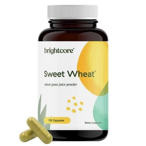 BRIGHTCORE NUTRITION SWEET Wheat, Super Greens With Digestive Enzymes ...