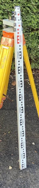 VINTAGE ORIGINAL ENGINEERS Surveyors Telescopic Theodolite Ruler ...