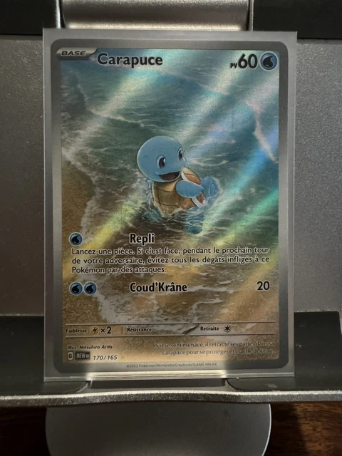 CARTE POKÉMON CARAPUCE neuve 170/165 Mew 151 EV3.5 fr EUR 30,00 ...