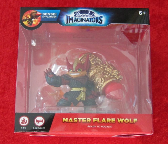 MASTER FLARE WOLF Sensei Skylander, Skylanders Imaginators figura nuovo ...