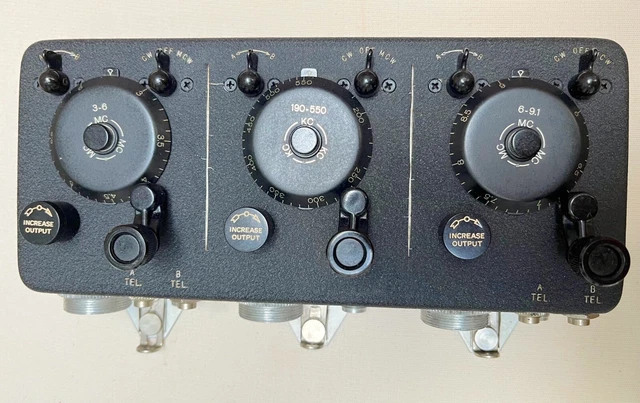 WWII BC-450-A CONTROL Box Command Set USAAF B-17 B-24 Radio Receiver ...