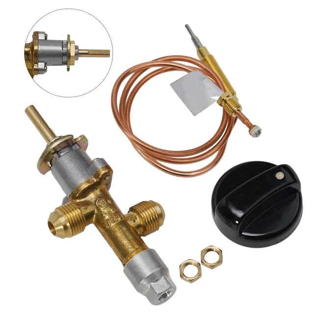 EASY TO USE Propane Gas Control Valve with Thermocoupler for Fire ...