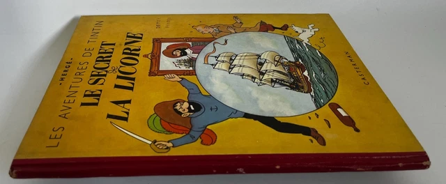 HERGE - TINTIN - Le Secret De La Licorne - B6 - Sans Medaillon - 1952 ...